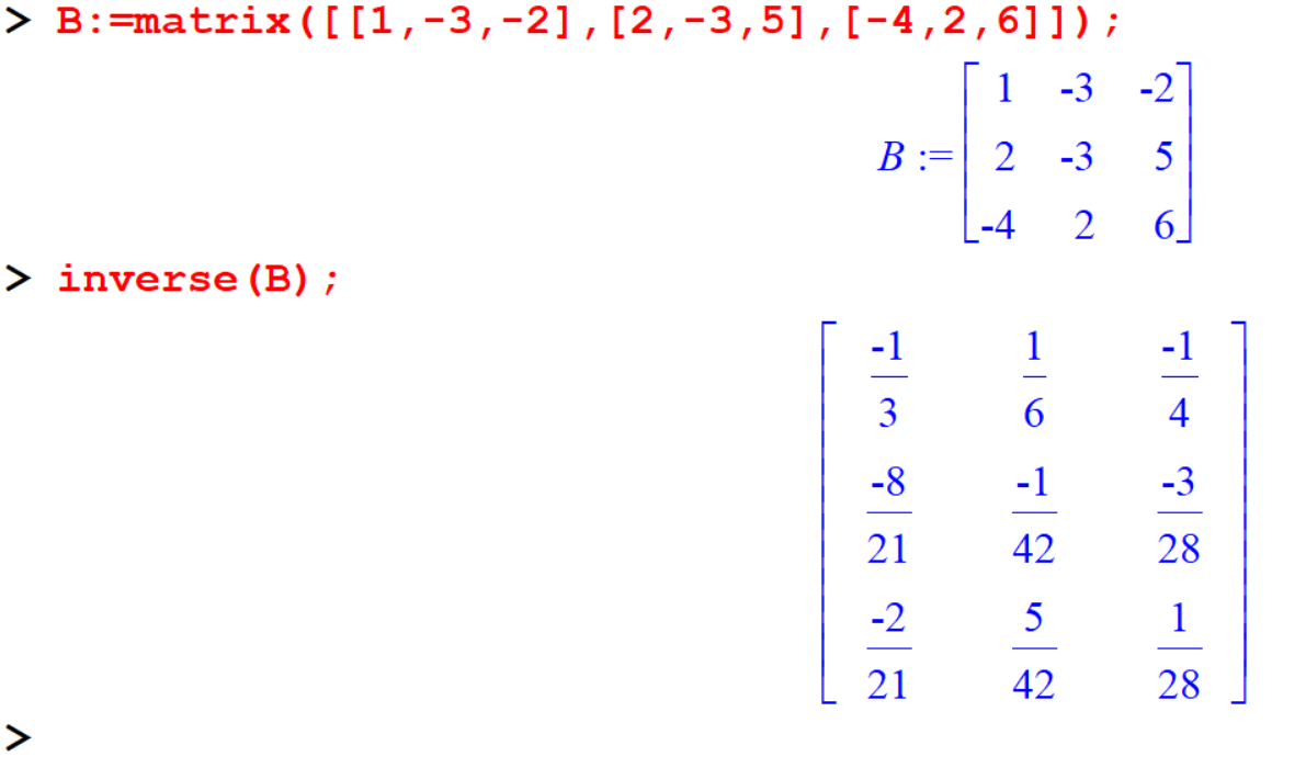 Lesson 10 Matrices | Maple